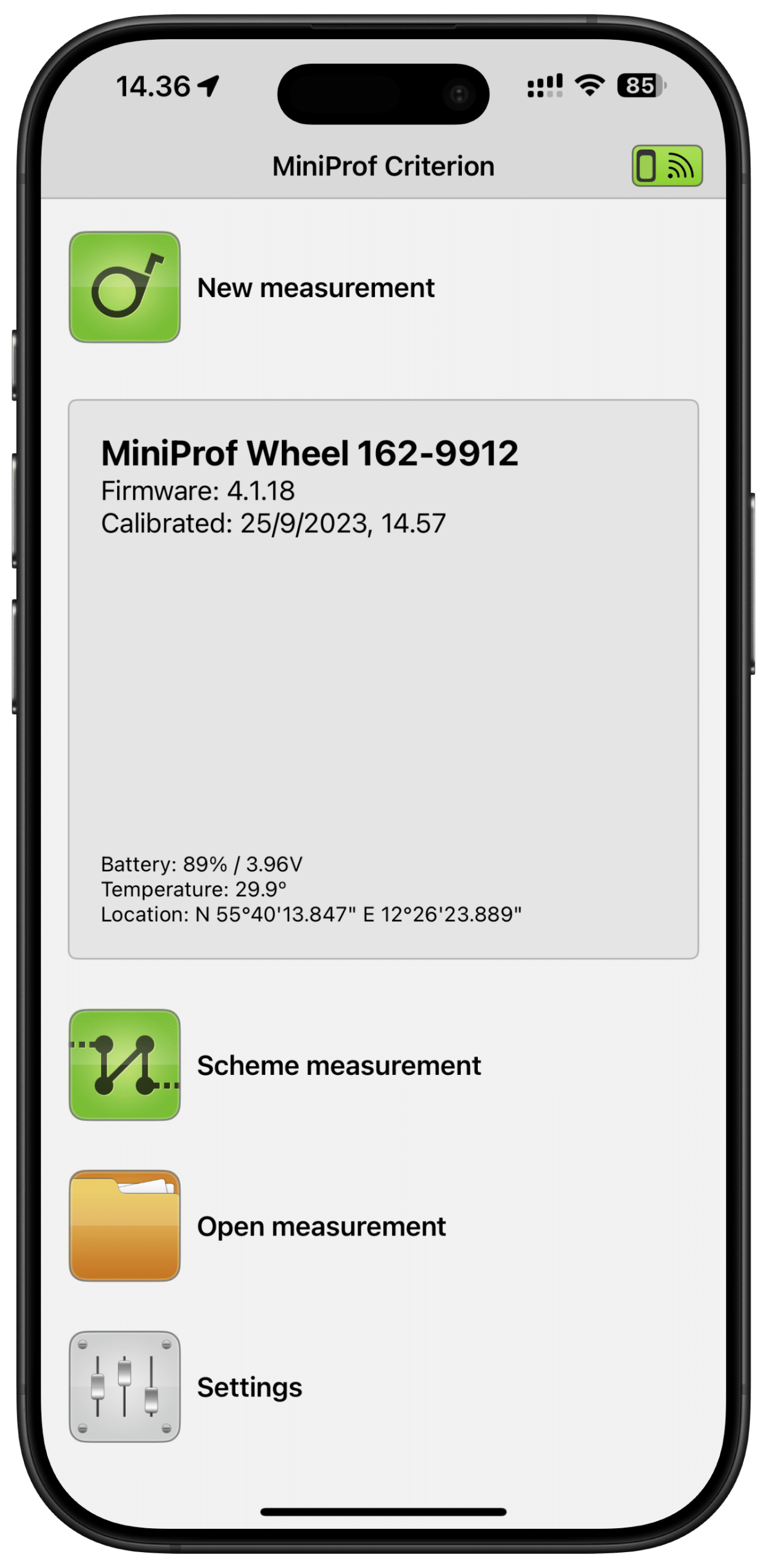 MiniProf Criterion - Greenwood Engineering